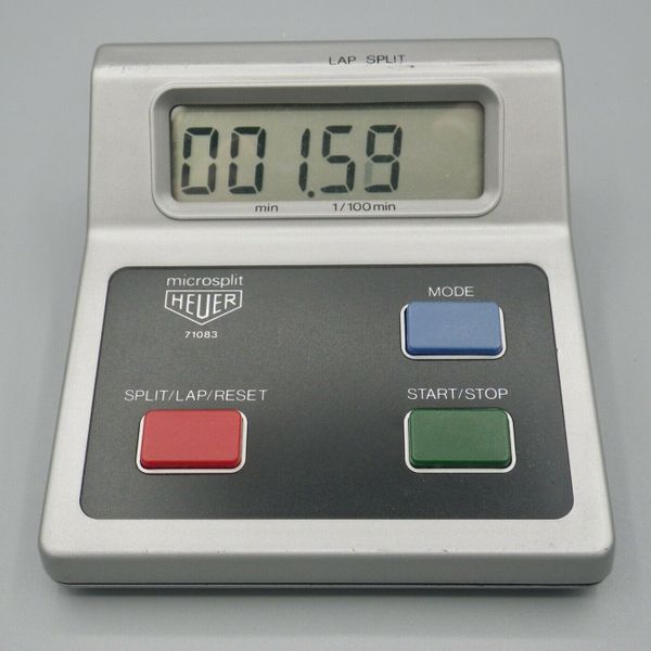 Original Vintage HEUER Microsplit decimal timer Ref. 71083 ...