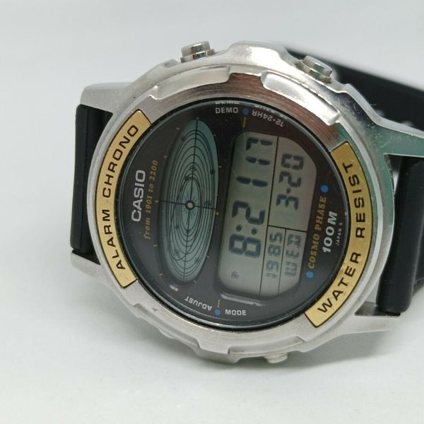 Casio CGW 500 "Cosmo Phase" - 1985 - planetarium | WatchCharts Marketplace