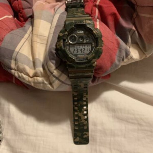 Casio G Shock GD-120CM-5ER G-Shock Uhr Watch Montre Camo Pack limited ...