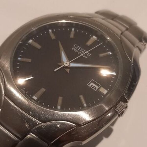 Citizen Eco-Drive Watch E111-S022240 Mens Quartz 100MWR New Capacitor ...