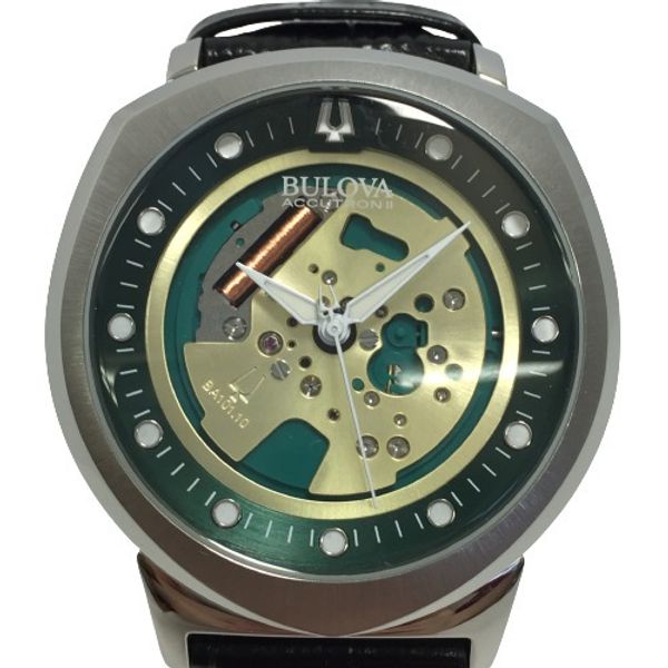 [Used] BULOVA Bulova Accutron II Accutoron 2 96A155 Quartz men's watch ...