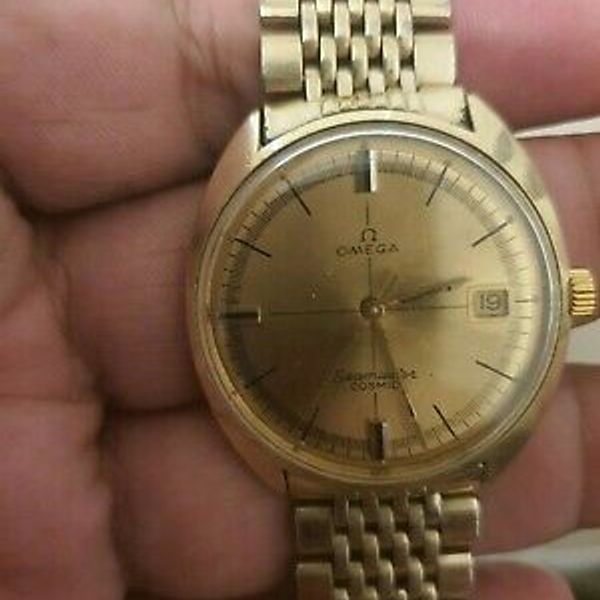 VINTAGE OMEGA SEAMASTER COSMIC 166026- TOOL 107 GOLDEN TONE | WatchCharts Marketplace
