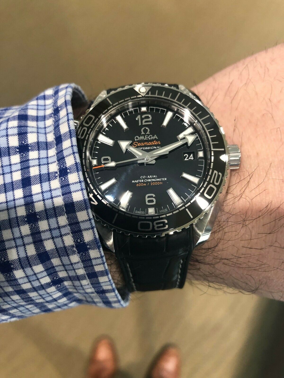 Omega Seamaster Planet Ocean 600m 39.5mm (215.33.40.20.01.001 ...
