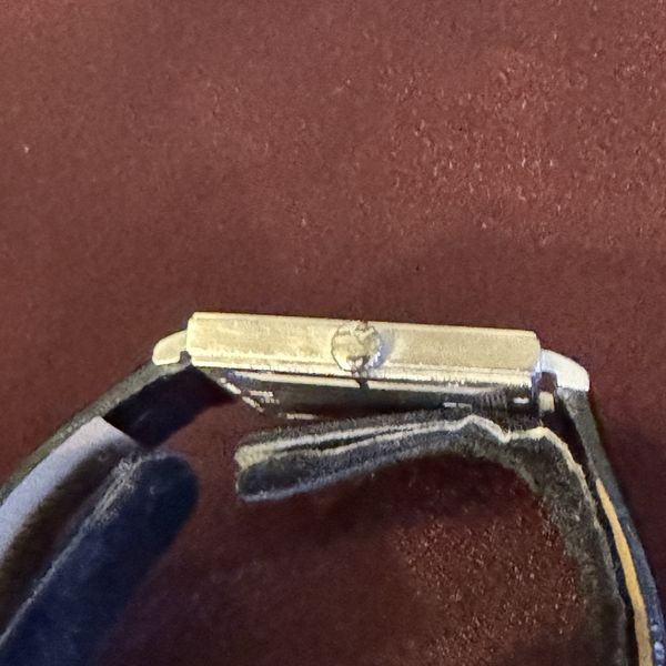 PIAGET Altiplano 50930 Quartz Black Dial 18K 750 White Gold Leather Men ...