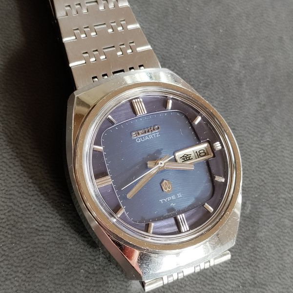 Seiko 4623-9000 Type 2, with blue dial, from 03/1976, 37mm, JDM, XQB160 | WatchCharts Marketplace