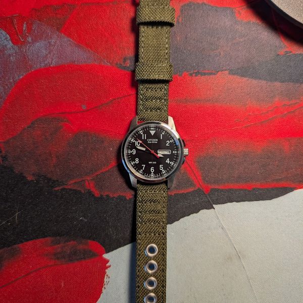 Citizen Garrison (Chandler) Eco-Drive Stainless Steel Watch BM8180-03E ...