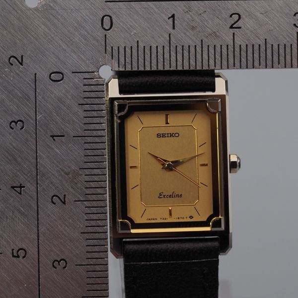 [NEAR MINT] Seiko Exceline 7321-6000 Quartz Gold Dial Womens Vintage ...