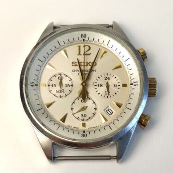 Chronograph Seiko 6T63-00F0 100m vintage chronograph Watch SEIKO (read ...