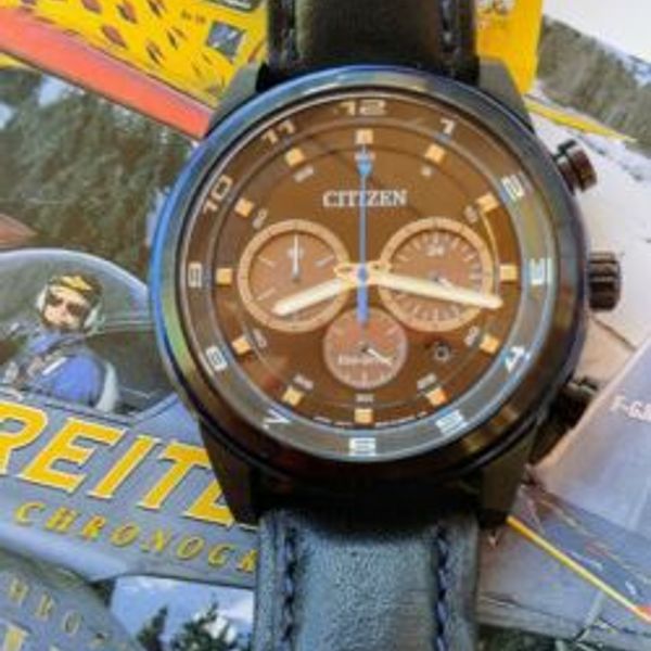 Citizen Eco-Drive Chronograph Men's Watch B620-S087694 10BAR Japan ...
