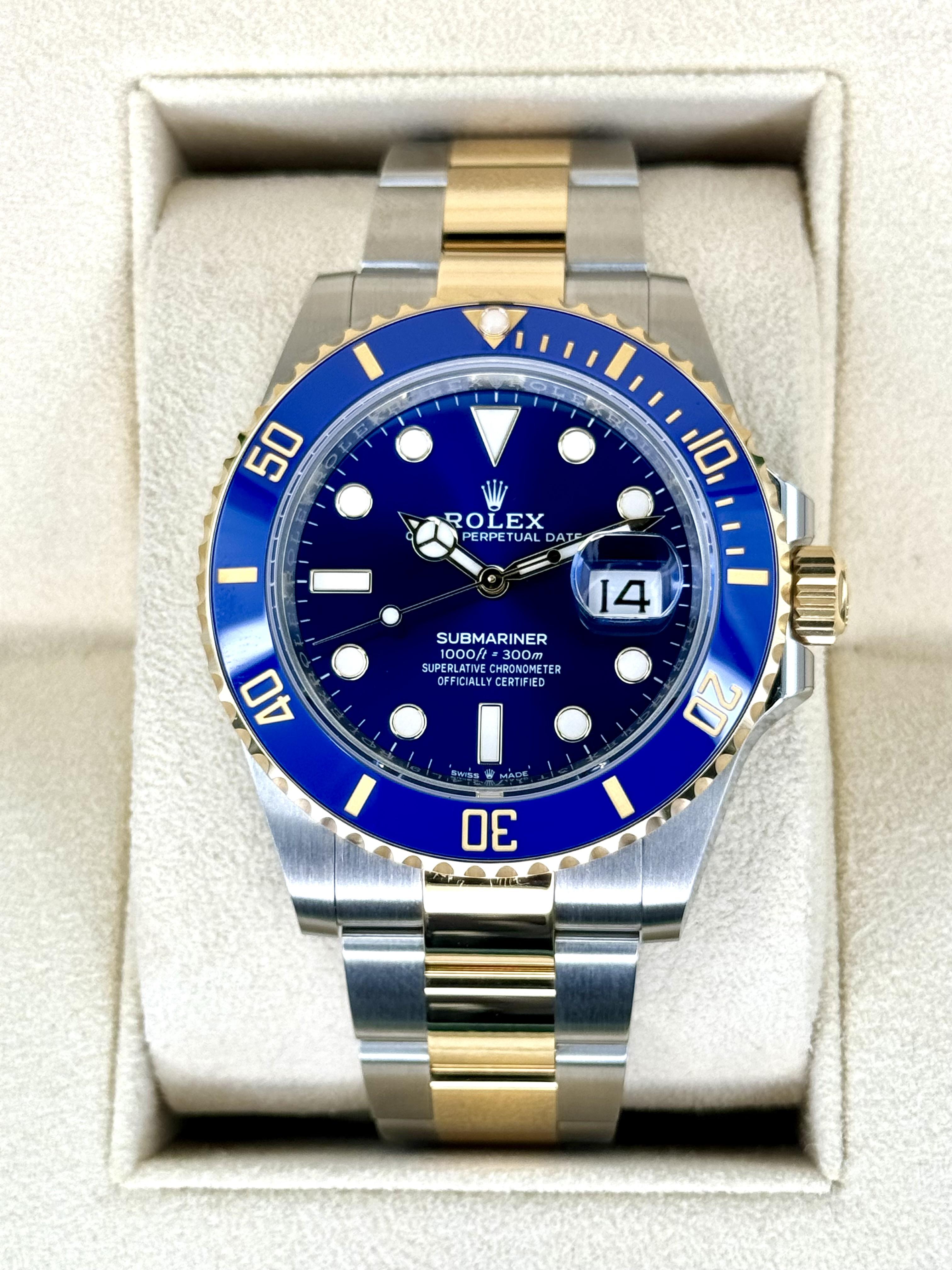 FSOT:2024 Rolex Submariner “Bluesy” 41mm 126613LB Two-Tone Blue Dial ...