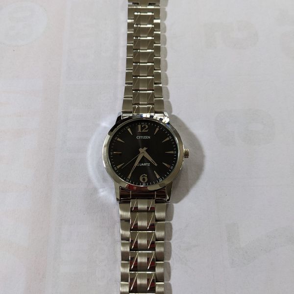 citizen quartz mens watch Silver Color Made in Japan | WatchCharts ...