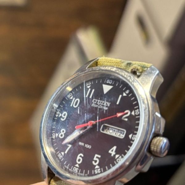 Citizen Weekender Garrison Eco-Drive Field Watch Black Dial - Barton ...