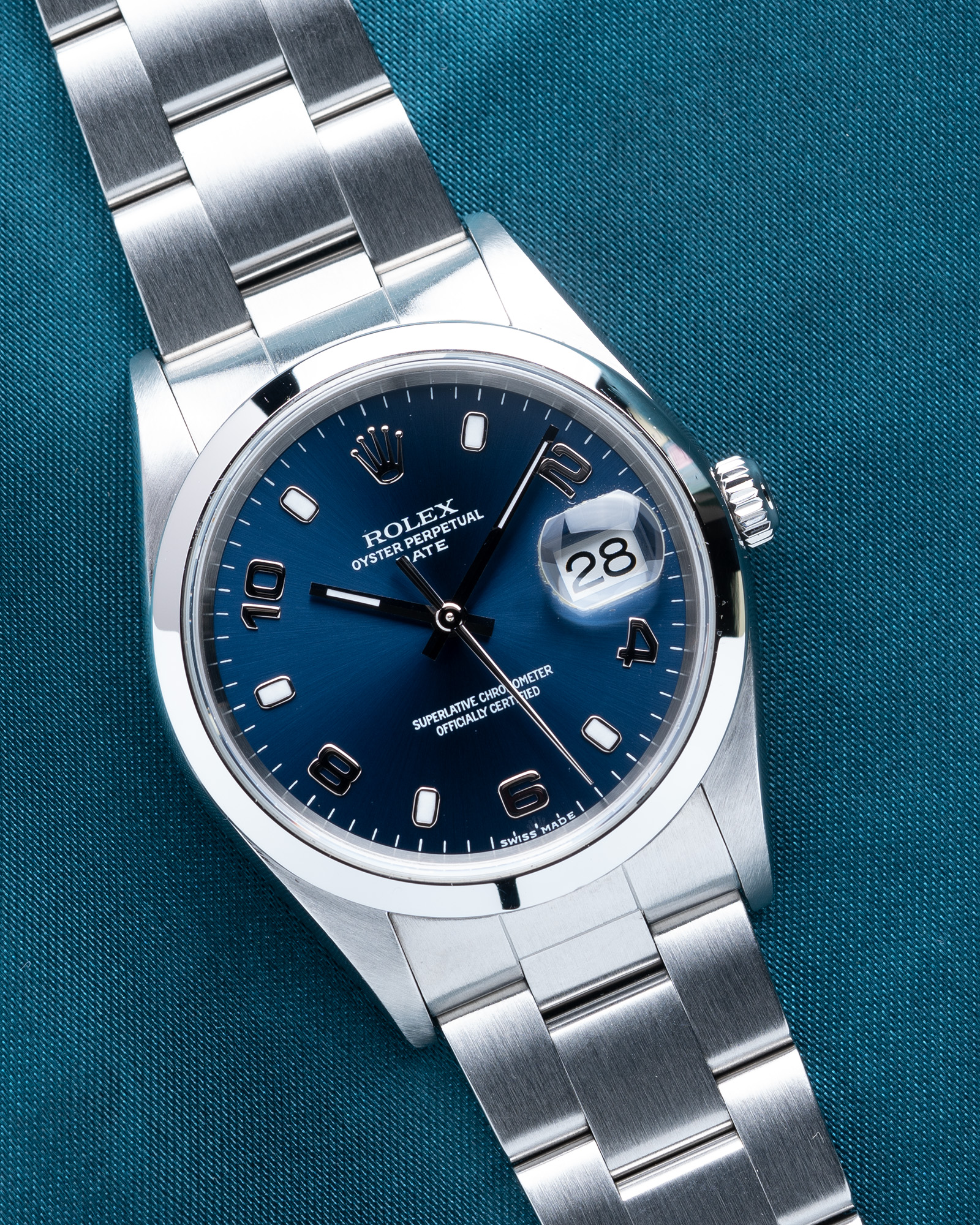 [WTS] 2004 Rolex Oyster Perpetual Date Ref. 15200 with Blue Dial ...