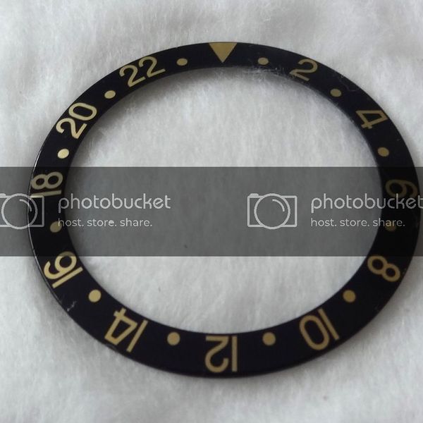 FS. Rolex 1675 GMT Black & Gold Bezel insert. | WatchCharts