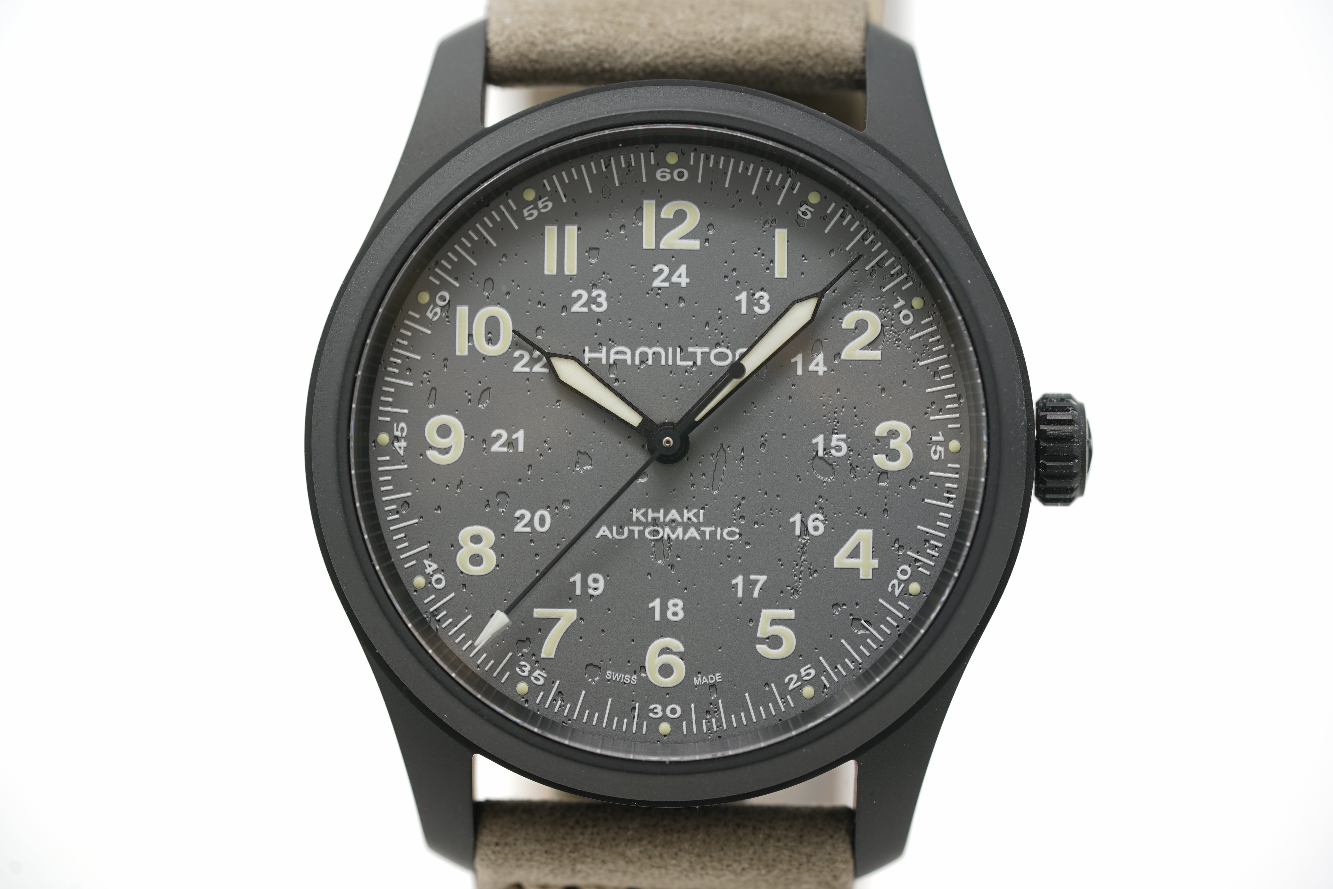 [$699 USD] FS: Pre-Owned Hamilton Khaki Field Titanium Auto H70215880 ...