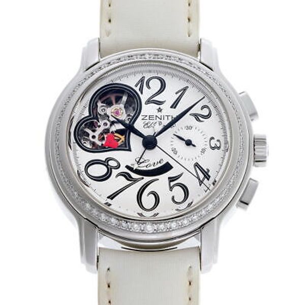 ZENITH Chronomaster Open Heart Diamond El Primero watch women TO181189 ...