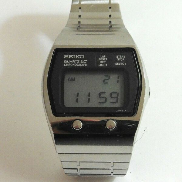1976 GENTS STEEL SEIKO QUARTZ LC REF.0634-5009 WITH BRACELET EXCELLENT ...