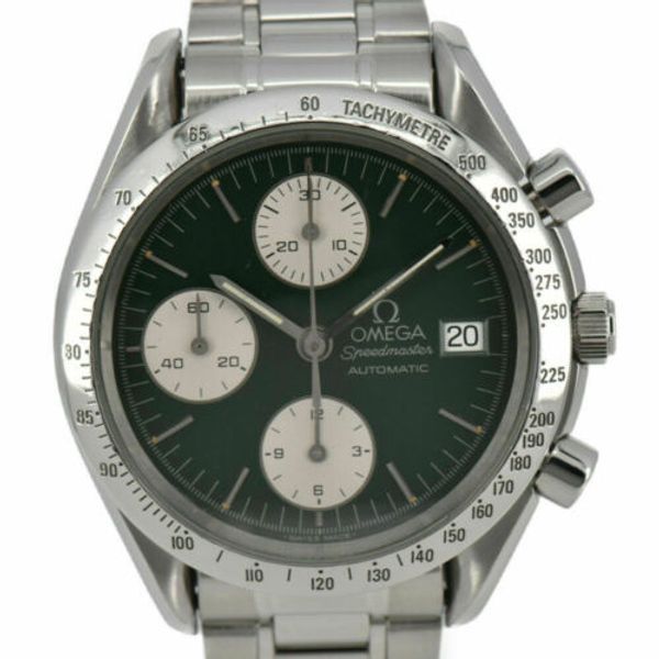OMEGA Speedmaster 3511.70 Green Dial Chronograph Automatic Men's Watch ...
