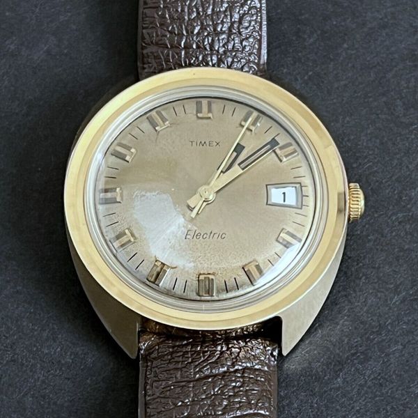 1970s Vintage Timex Electric Watch, Model 76560, Gold, Ready to Wear ...