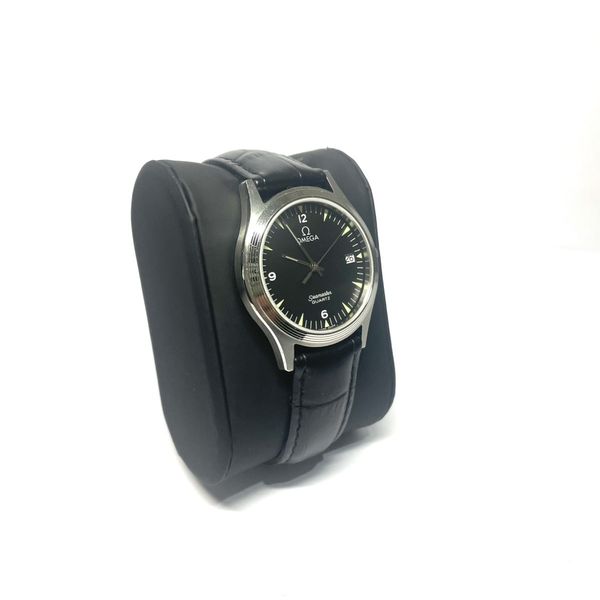 Vintage Omega Seamaster 1425 Black Dial Men’s Quartz Watch ...