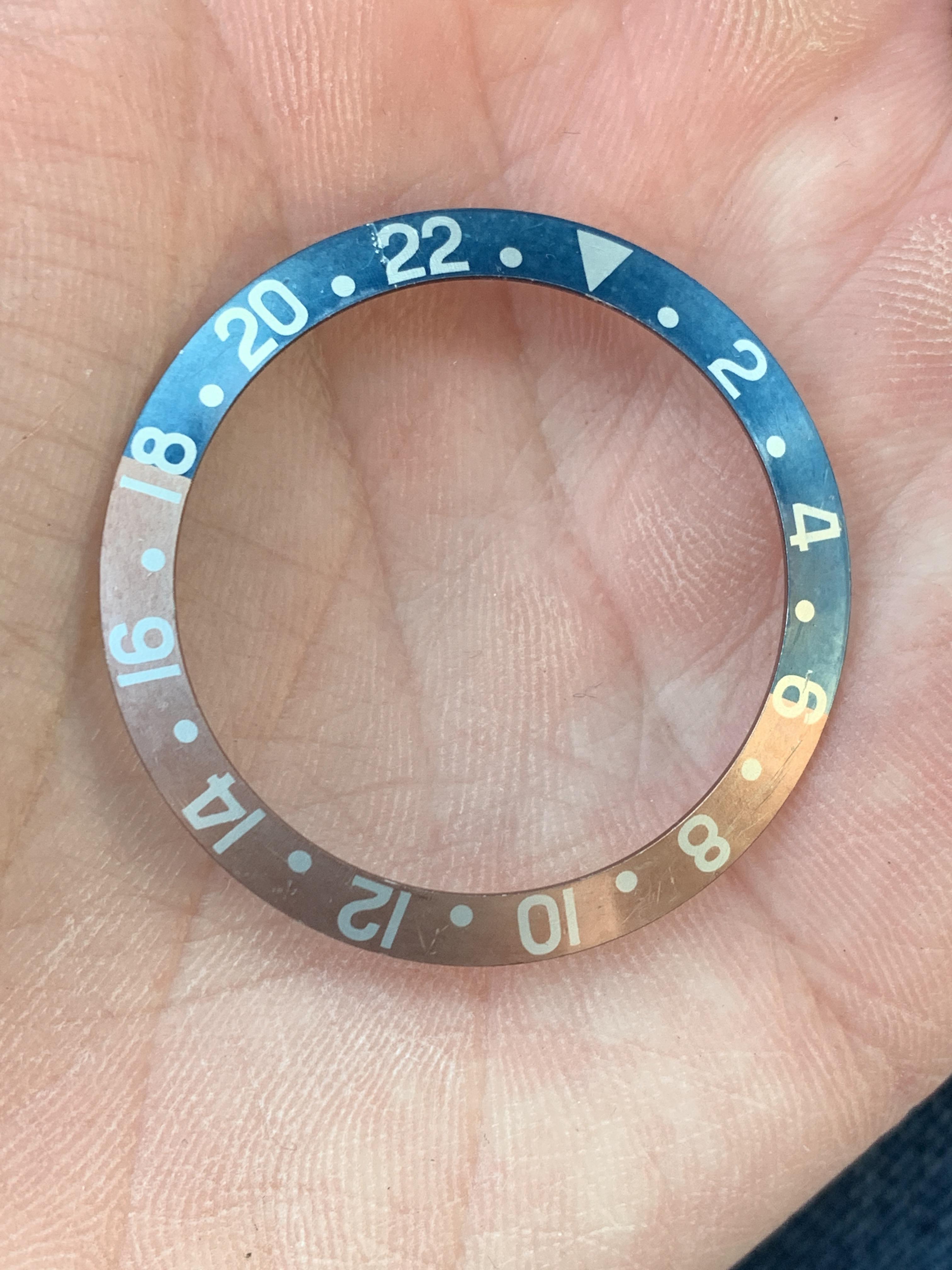 Rolex 1675 GMT insert beautiful colors fat font | WatchCharts