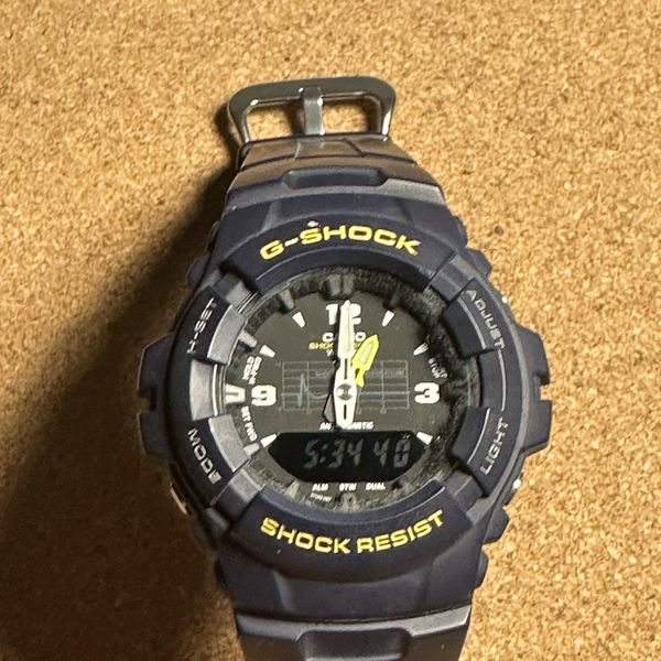 Casio G-SHOCK G-100 2BV 5158 Wrist Watch | WatchCharts Marketplace