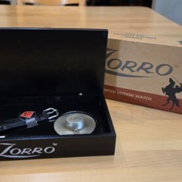 Vintage Limited Edition Fossil Zorro Watch 04558/10000 Excellent ...