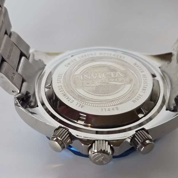 Invicta Pro Diver Men's Watch Chronograph 11449 47mm | WatchCharts ...