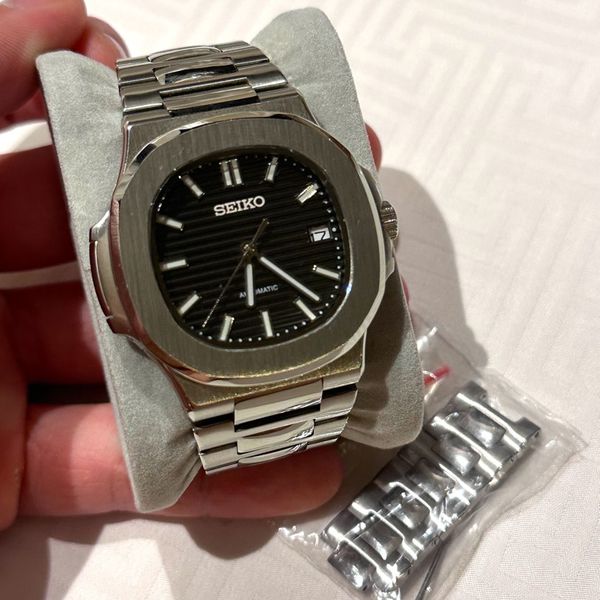 Patek Philippe Nautilus Seiko Mod | WatchCharts Marketplace