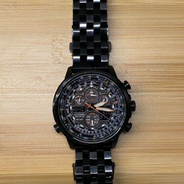 Citizen Navihawk AT Atomic Eco Drive Men's Perpetual Watch - JY8035-04E ...