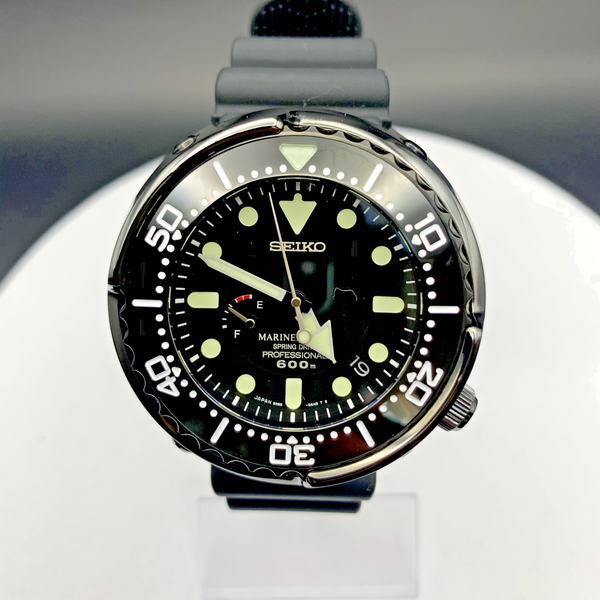 Seiko Prospex Marinemaster SBDB009 5R65 Spring Drive Black 600m Used ...