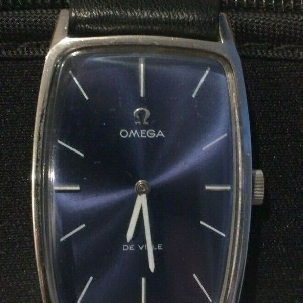 Omega Deville Blue Dial rectangular (rare find) | WatchCharts