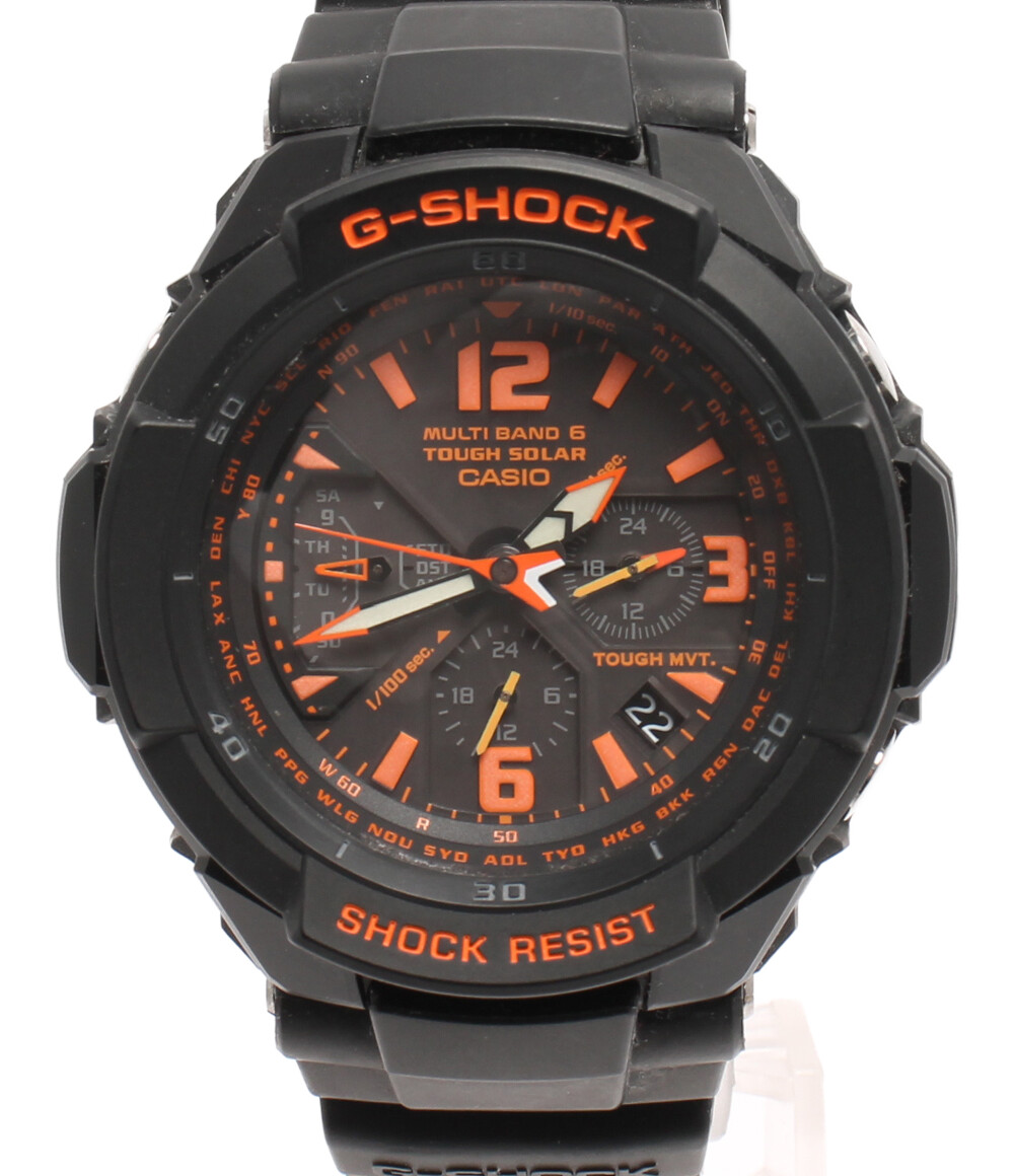[Used] Casio Watch G-SHOCK SKY COCKPIT Solar Black GW-3000B Men's CASIO ...