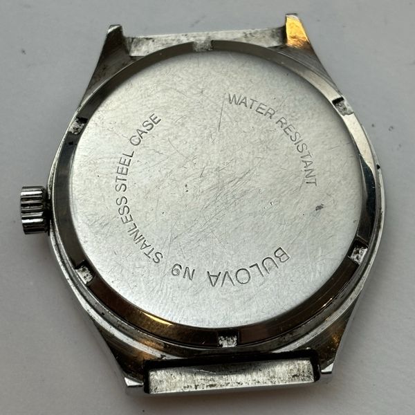 Broken Vintage 1979 N9 Bulova Quartz Dual-Day Wrist Watch Accutron ...