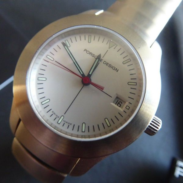 Porsche Design Quartz By Eterna Ladies Stainless Excellent 12 Month ...