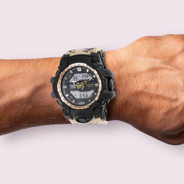 Activa Neo X Invicta Men's Watch - 55mm, Tan ACW428-004 Digital Sport ...