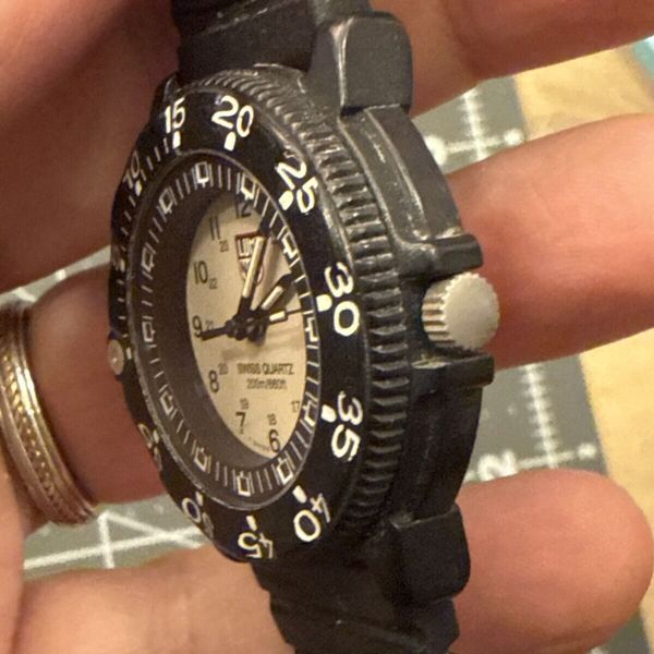 Luminox 3H MBM medium/small navy seal diver watch black with desert ...