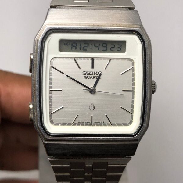 Vintage Seiko H357-500 Alarm Chronograph Ana-Digi Quartz Men's ...