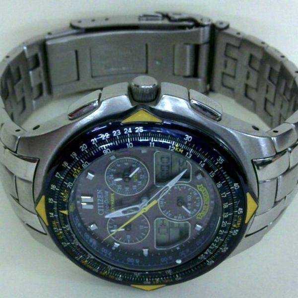 Citizen Eco Drive Sky Hawk Blue Angels Watch - Digital With Chronograph ...