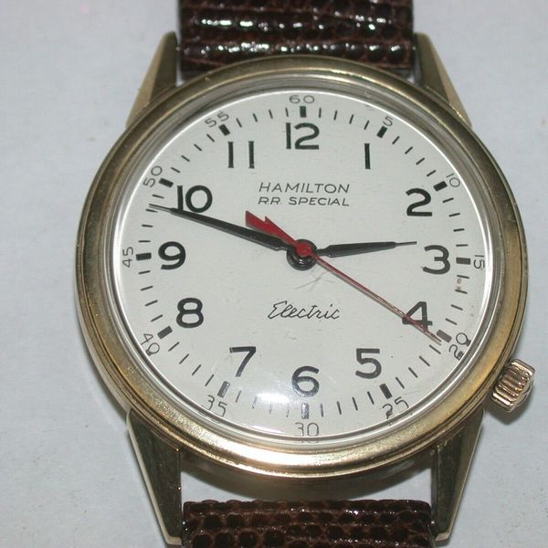 Hamilton “RR SPECIAL” Model 505 Electric YGF Wristwatch. 7J ...