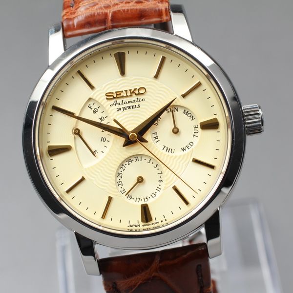 [NEAR MINT] SEIKO Presage 6R20-00B0 SARC005 Automatic Champagne Mens ...
