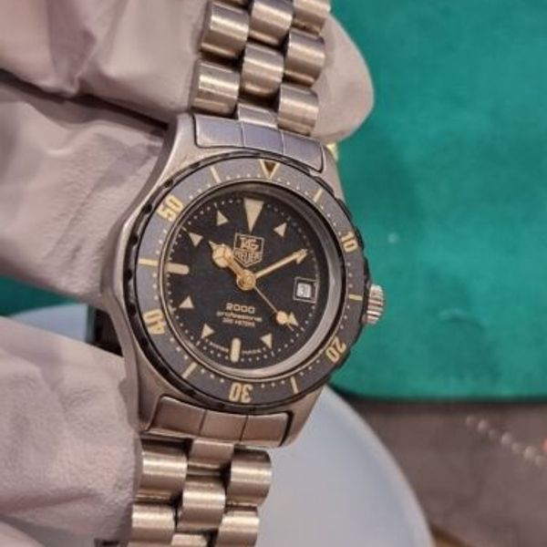 Tag Heuer 2000 HEUER lady Moon Dust watch 972.608 FULLY SERVICED RARE ...
