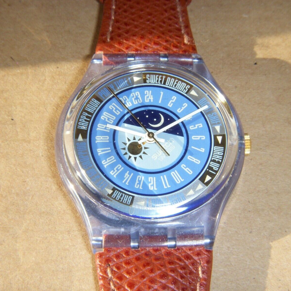 RARE 1993 SWATCH WATCH - GN145 TONITE - 24 HOUR MOVEMENT | WatchCharts Marketplace