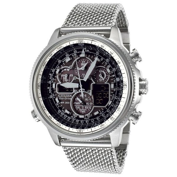Citizen Men's JY8030-83E Radio Controlled Navihawk A-T Eco-Drive Watch ...