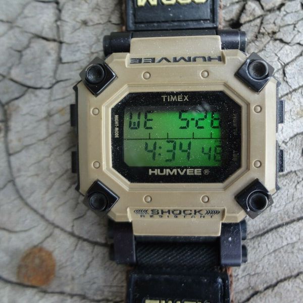 VIntage Timex Humvee quartz watch with original strap, no reserve ...