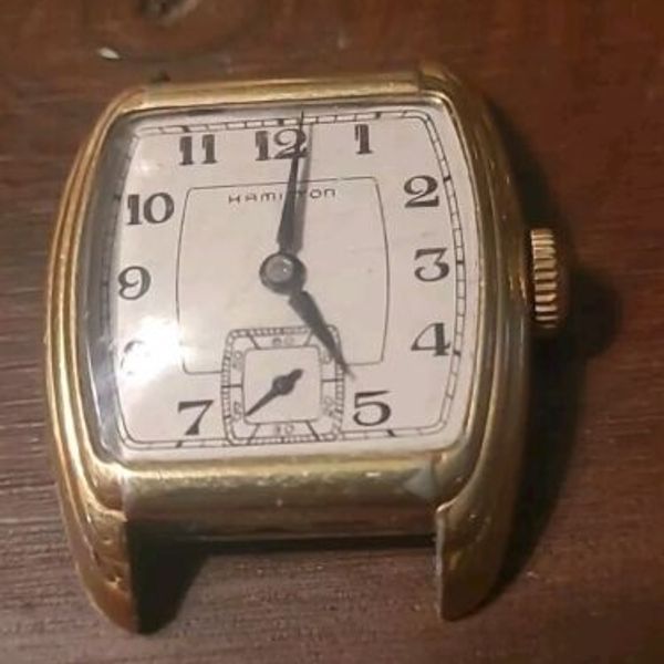 Vintage Hamilton Dodson 987A 17 Jewels 10K Gold Filled Presentation ...