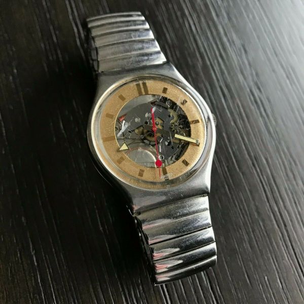 1989 Swatch Watch Metalsphere GY102 Original Swiss Made Vintage 80s ...