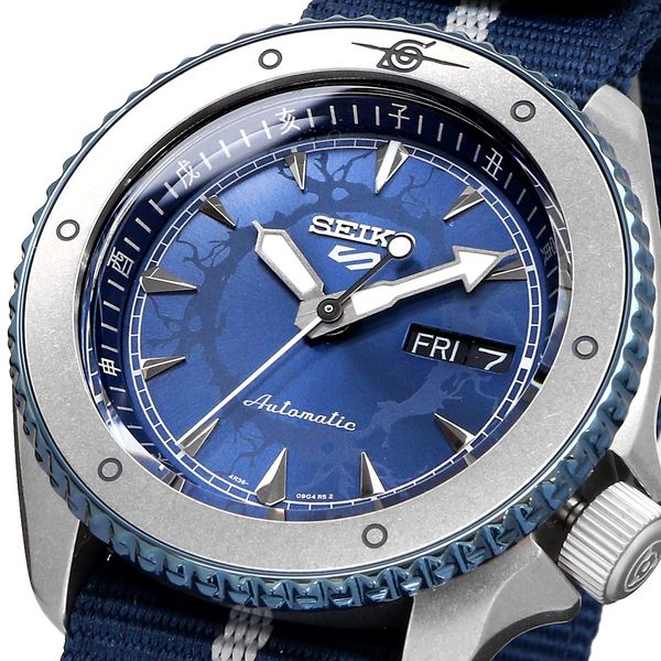 Seiko 5 Sports Naruto & Sasuke Uchiha Men's Automatic Watch - SRPF69K1 ...