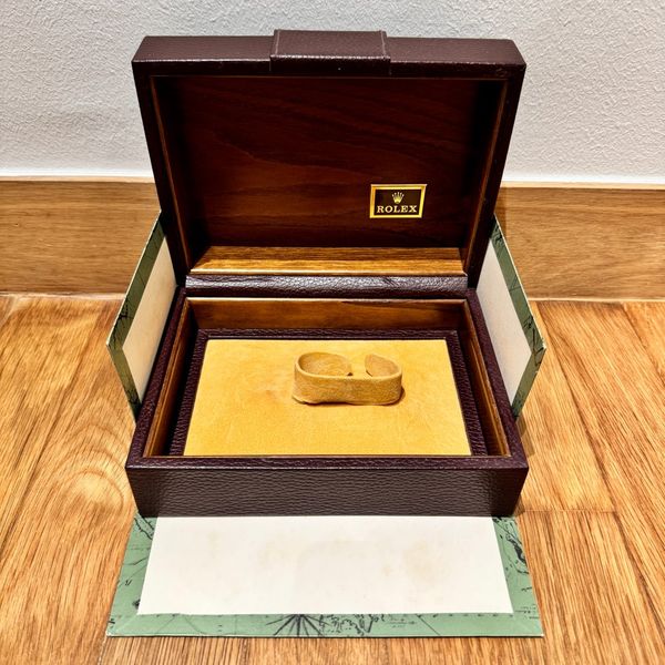 Rolex Wooden Watch Box with Outer Box | WatchCharts Marketplace