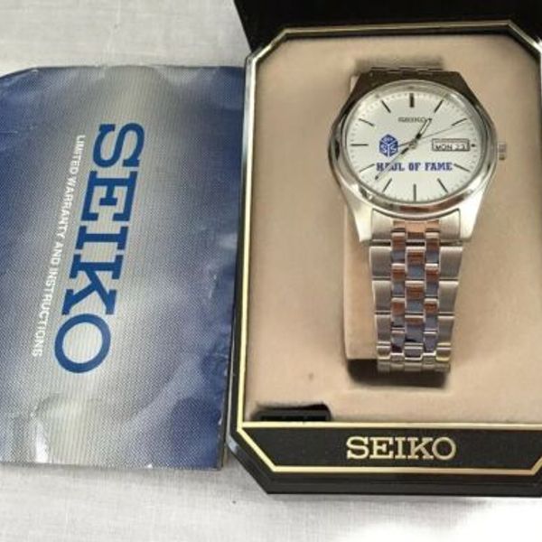 Vintage SEIKO Sysco Haul Of Fame Truckers mens watch MIB Needs Battery ...